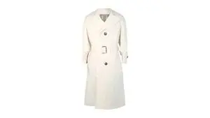 FERRAGAMO Cotton Trench Coat - White