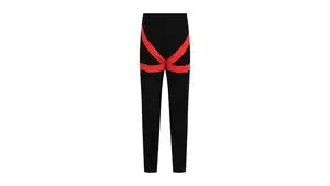 FERRAGAMO Satin Striped Pants