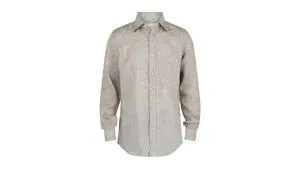SLOWEAR Glanshirt Linen Dress Shirt - Light Brown
