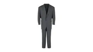 Brioni Pinstriped Wool Twopiece Suit - Graphite