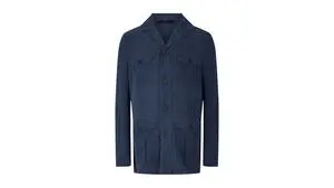 Brioni Ultralight Silk Sahara Jacket - Blue