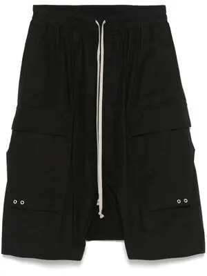 Rick Owens Cargo Pods Shorts - Black