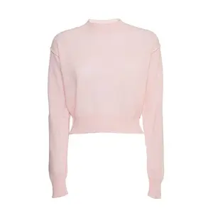 SVETA MILANO Billie Cashmere Sweater With Embroidery - Pink