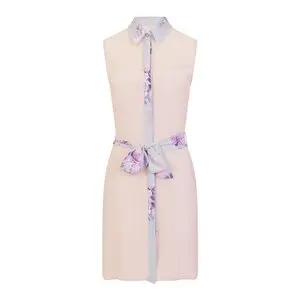 SOPHIE CAMERON DAVIES Classic Silk Shirt Dress - Orange