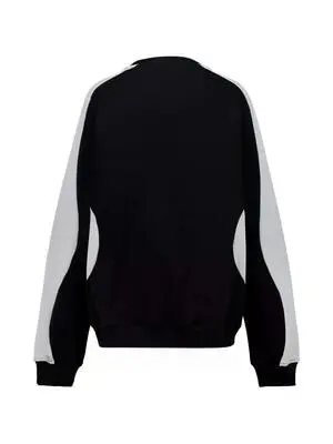 Casablanca Colour-block Logo-print Sweatshirt - Black