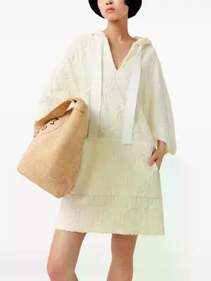 Stella McCartney Terry Cloth Hooded Dress