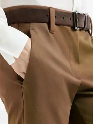 Brunello Cucinelli Stretch Cotton Slim Fit Trousers