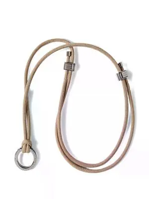 Brunello Cucinelli Alcantara Glasses Cord With Monili