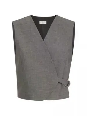 Brunello Cucinelli V Neck Vests For Women