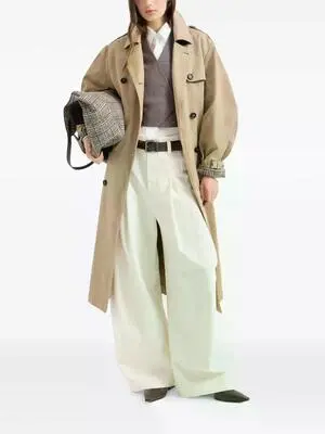 Brunello Cucinelli Tropical Wool Vest With Monili Embellishment