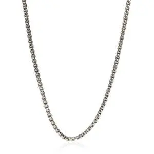 David Yurman Sterling Silver Box Chain Necklace - Sterling_silver