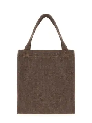 A.p.c. Lou Small Tote Bag - Brown