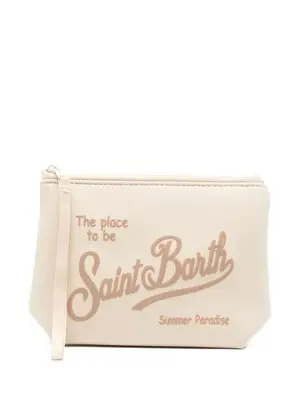 MC2 SAINT BARTH Aline Clutch Bag - Beige