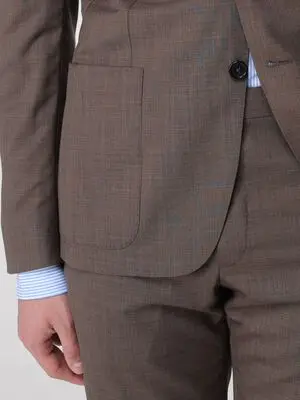 Corneliani Wool Blend Single-breasted Suit - Brown