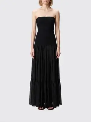 Pinko Strapless Tiered Maxi Dress