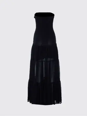 Pinko Strapless Tiered Maxi Dress