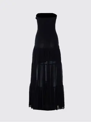 Pinko Strapless Tiered Maxi Dress
