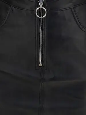Fiorucci Leather Mini Skirt