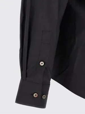 LEMAIRE Cotton And Silk Shirt - Black