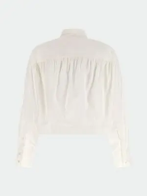 Pinko Cotton Shirt With Classic Collar And Dropped Shoulders