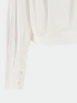 Pinko Cotton Shirt With Classic Collar And Dropped Shoulders