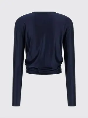 Rabanne Viscose Crop Top With Draped Detail