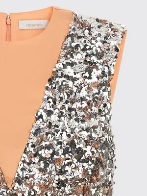 Rabanne Sequin Embellished Top - Pink