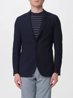 LARDINI Single-breasted Blazer - Blue