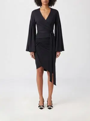 Jacquemus Long Sleeve V-neck Polyester Top - Black