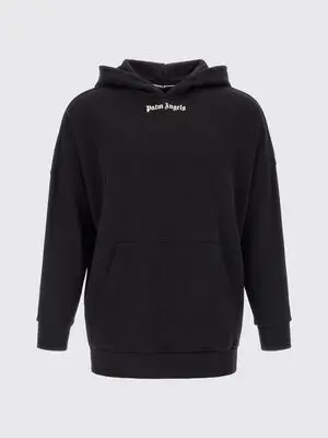 Palm Angels Cotton Hoodie With Logo