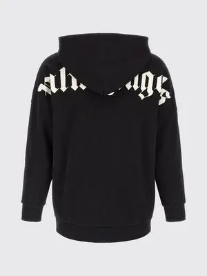 Palm Angels Cotton Hoodie With Logo