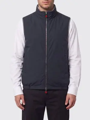 Kiton Reversible Nylon Vest - Blue