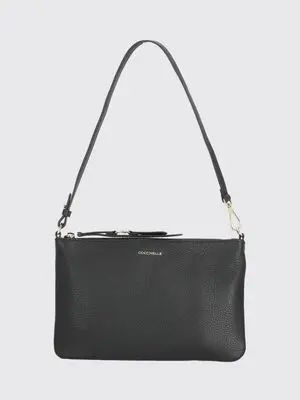 COCCINELLE C-easy Hammered Leather Pouch - Black