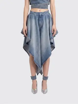 Women's Cropped Harem Jeans