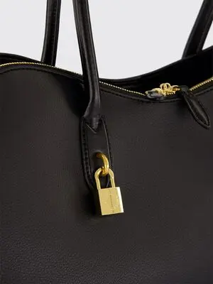 Stella McCartney Ryder Faux Leather Shoulder Bag - Black