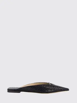 TOM FORD Python Print Leather Mules - Black