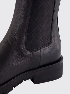 FERRAGAMO Leather Chelsea Boots