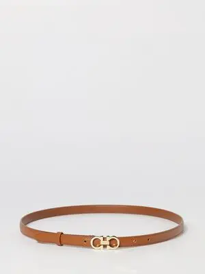 FERRAGAMO Reversible Saffiano Leather Belt With Gancini Buckle