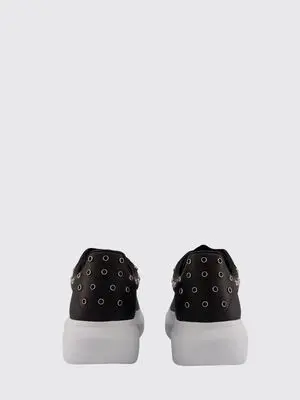 Alexander McQueen Oversize Leather Sneakers - Black