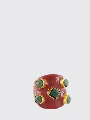 PAULA Gaura Metal Ring With Stones - Multicolor