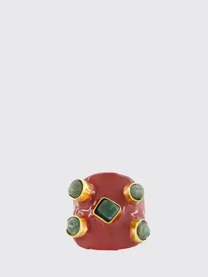 PAULA Paula Gaura Metal Ring With Stones Multicolor