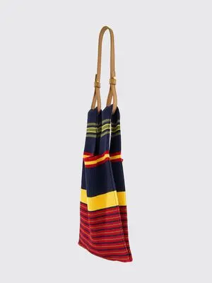 PAULA Malachite Ribbed Viscose Bag - Multicolor