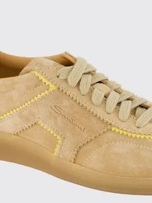 Santoni Suede Calfskin Sneakers
