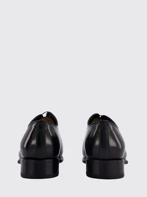 Santoni Smooth Calfskin Leather Oxford Lace-up Shoes