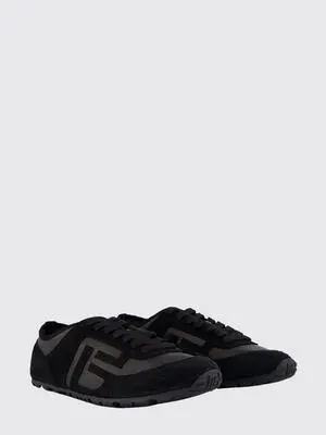 Balmain Racer 45 Leather Sneakers - Black