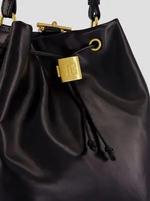 Balmain Leather Bucket Bag