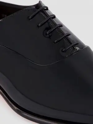 Santoni Patent Leather Oxford Shoes