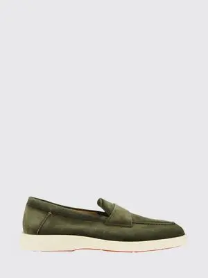 Santoni Suede Loafers - Green
