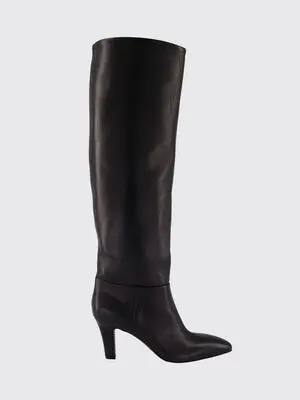 Paris Texas Elsa Knee High Stiletto Boots - Black