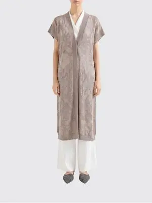 Brunello Cucinelli V-neck Long Knit Cardigan